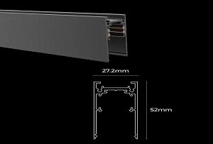 Magnetic Surface Track Rail | High Height