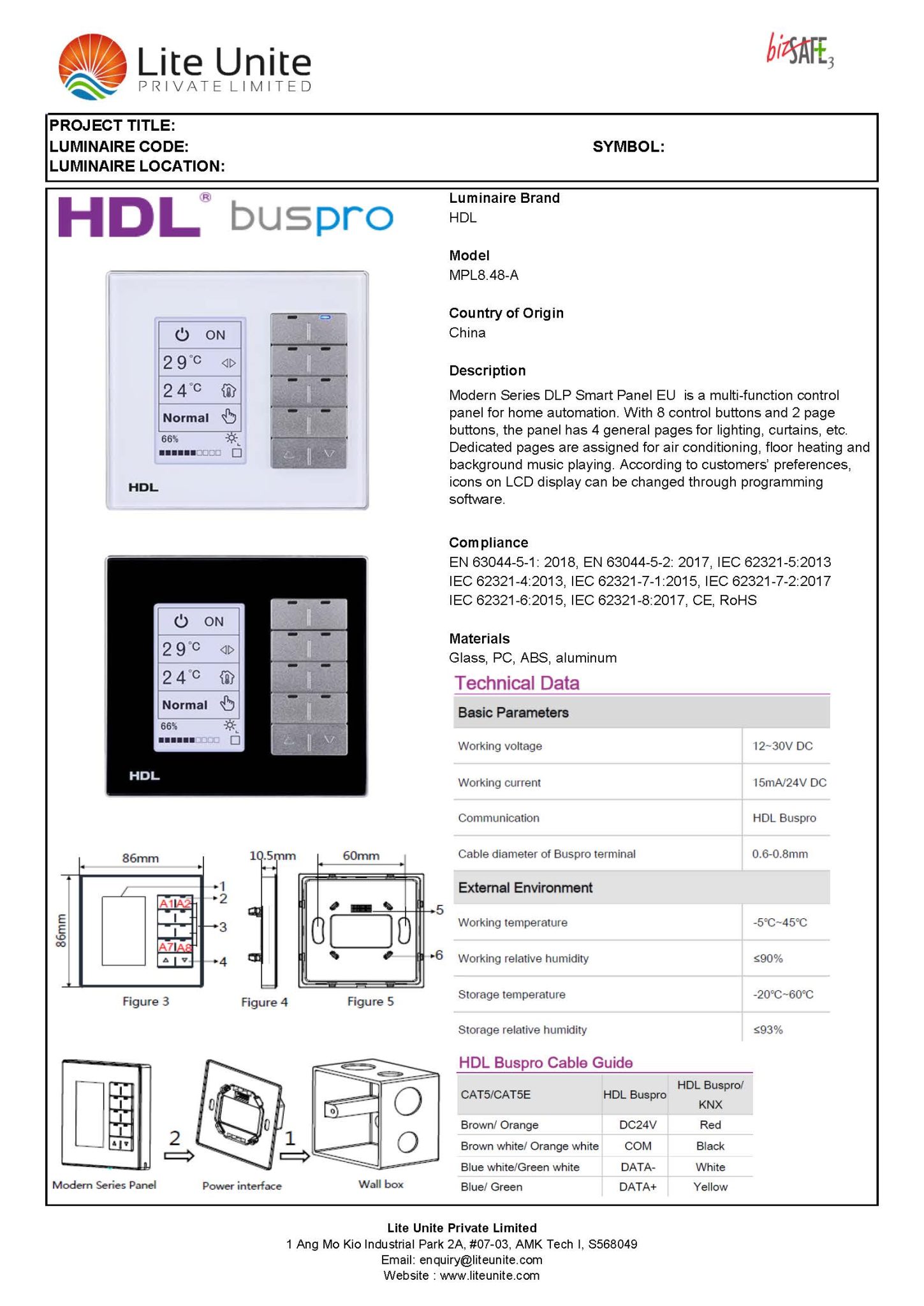Touch Panel LCD - DLP - Lite Unite