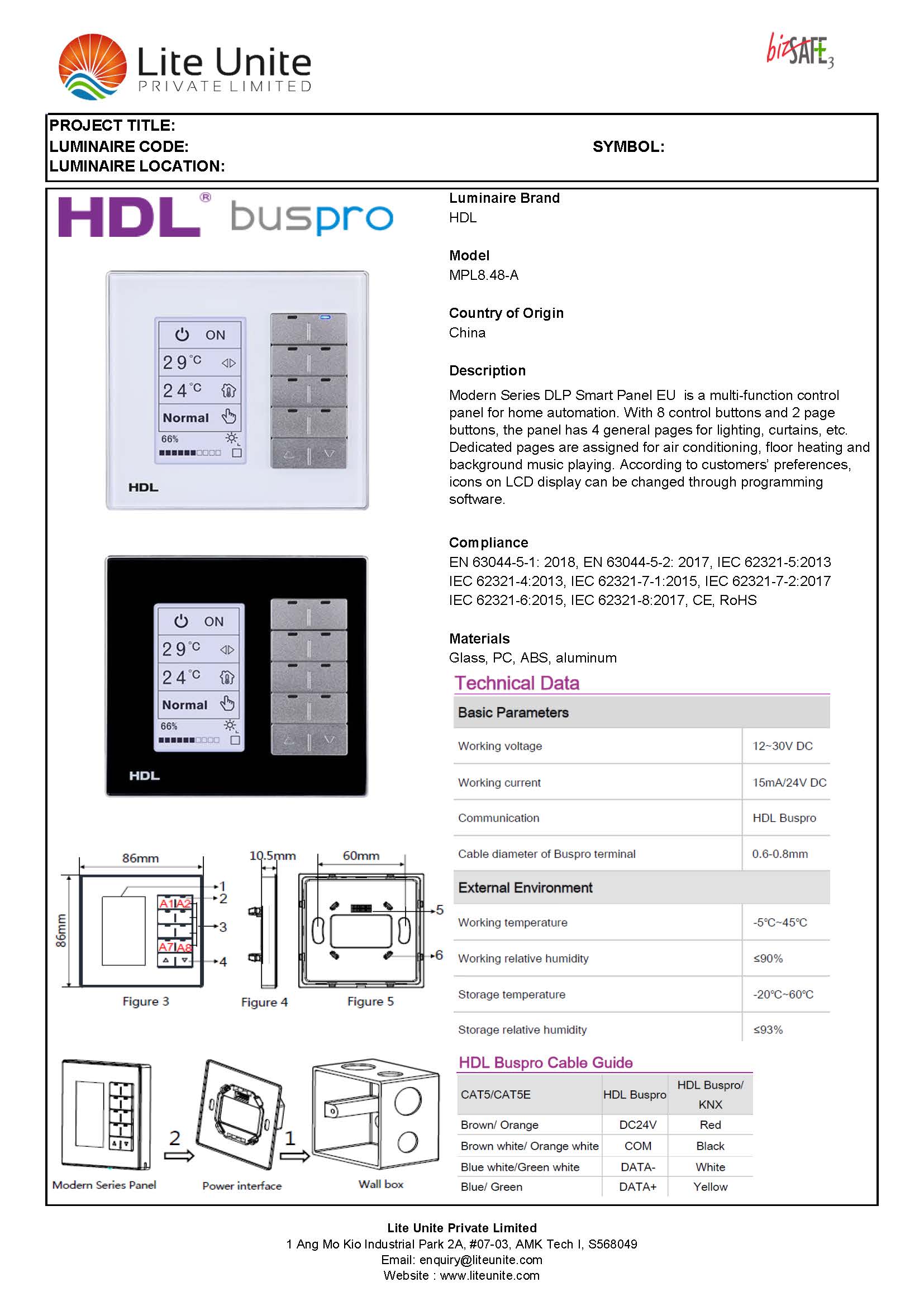 Touch Panel LCD - DLP - Lite Unite